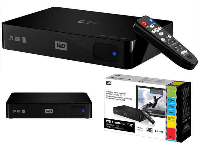 WD Elements Play media player with built-in HDD WD Elements Play media player with built-in HDD